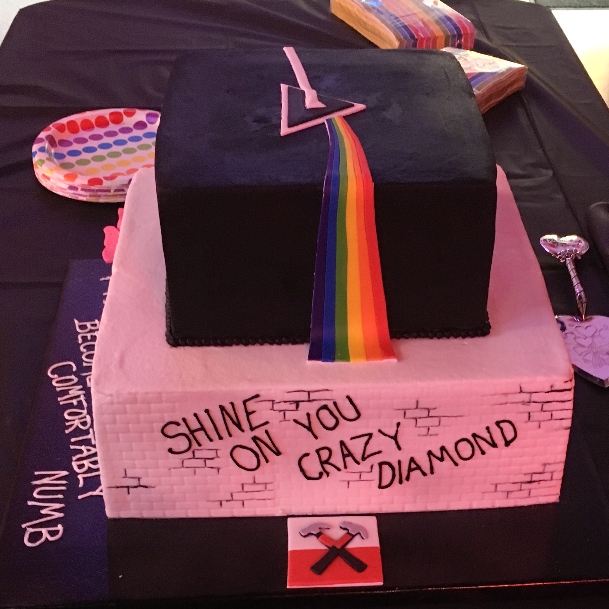 Ultimate Pink Floyd Fan Cake - All Things Cake
